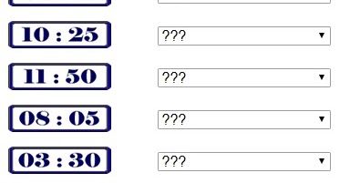 English is FUNtastic: Time - interactive multiple choice exercise