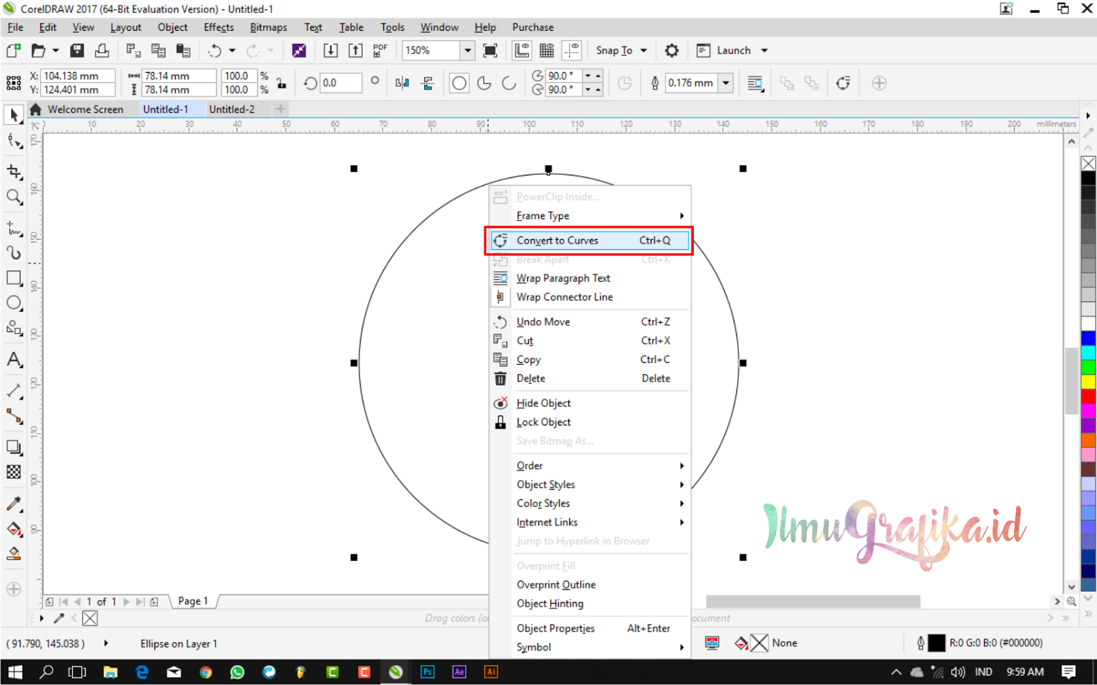 Tutorial Coreldraw Dasar Cara Mengubah Bentuk Objek Dengan Shape Tool