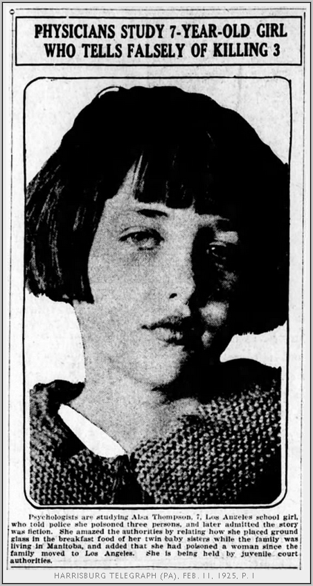 Unknown Gender History: Alsa Thompson, the “Baby Borgia” – Los Angeles ...