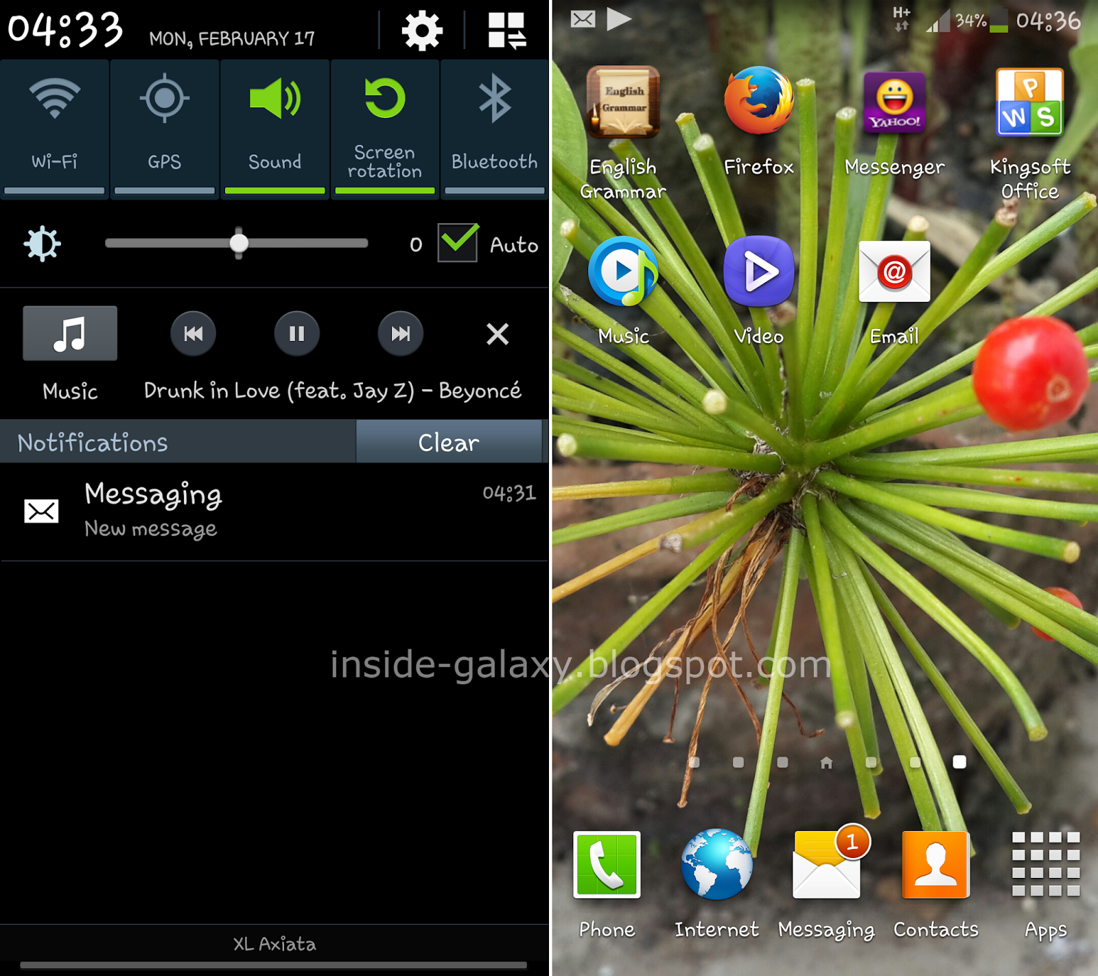 Inside Galaxy: Samsung Galaxy S4: How to View, Reply and Forward Text ...