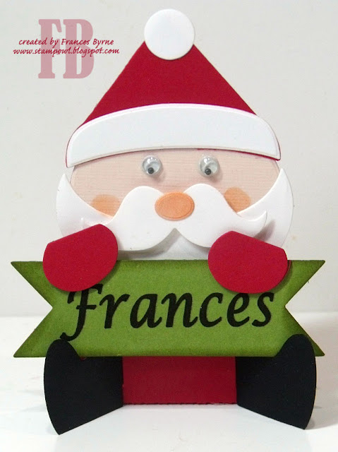 StampOwl's Studio: Santa & Snowman Place Cards