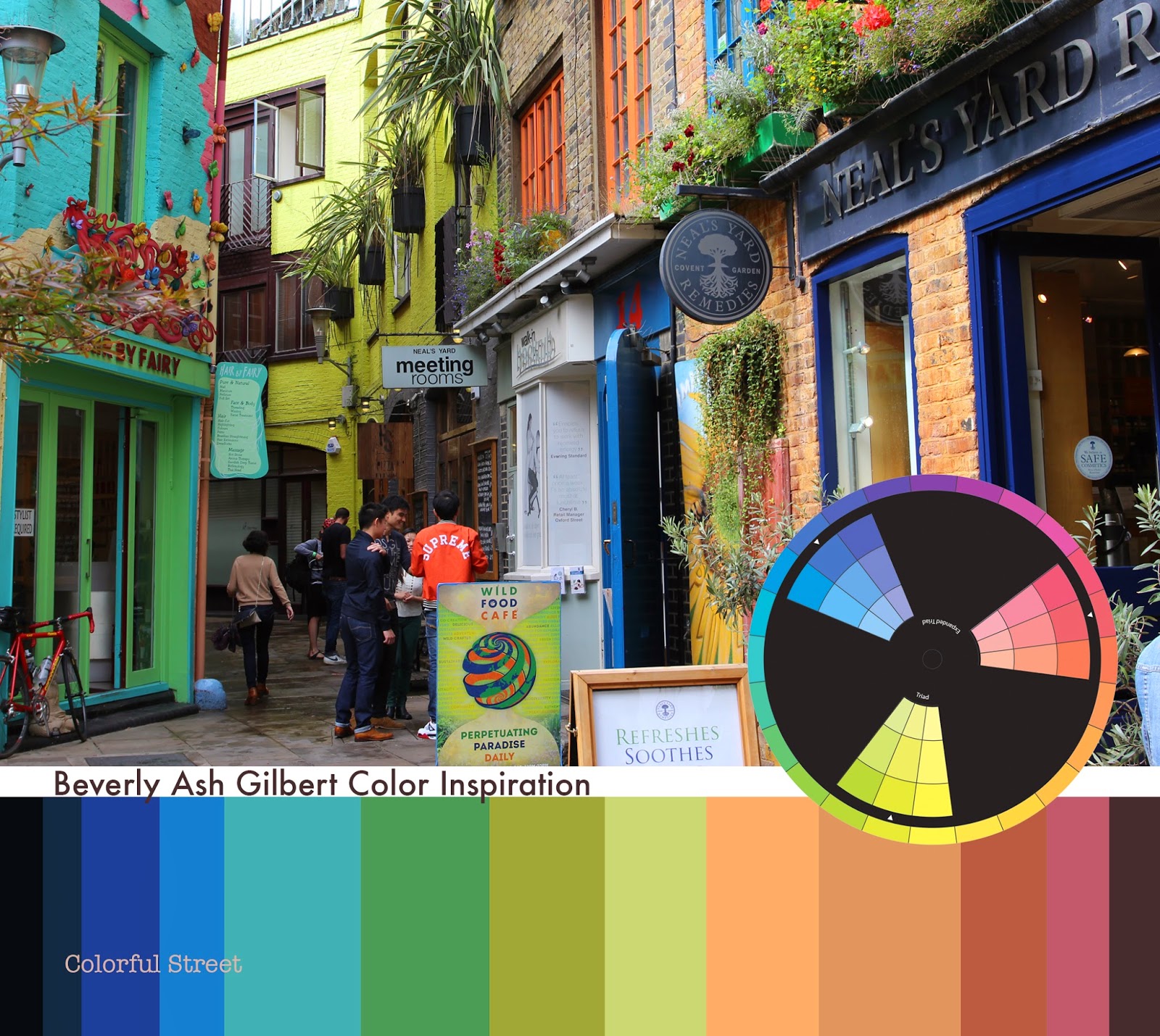 Beverly Ash Gilbert: Color Inspiration - Colorful Street