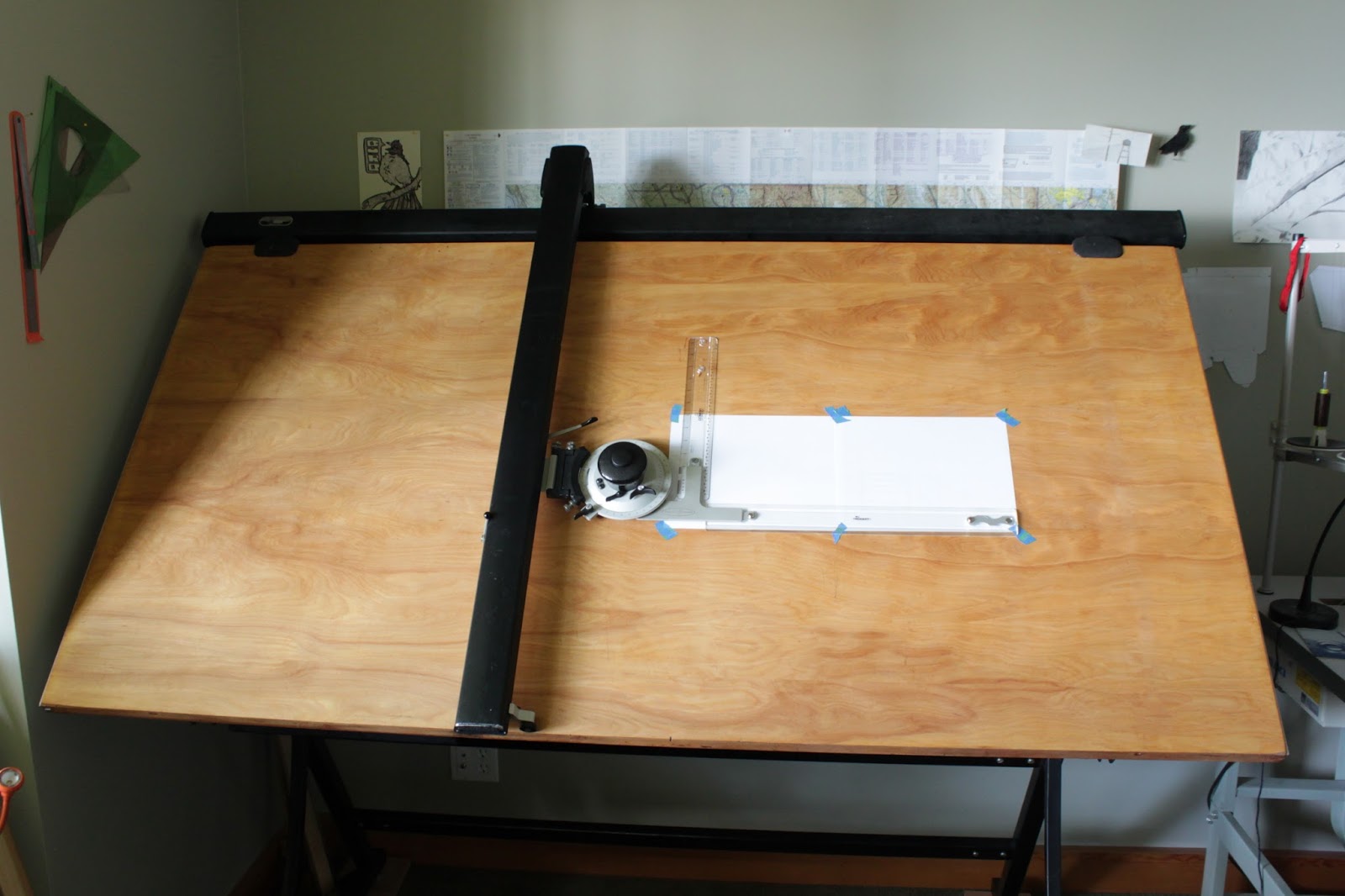 aerialcopper: Rebuilt Drafting Machine