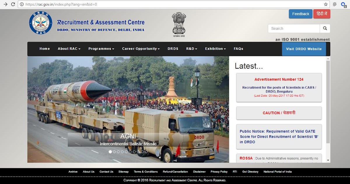 RECRUITMENT OF SCIENTISTS THROUGH LATERAL INDUCTION FOR CENTRE FOR AIR ...