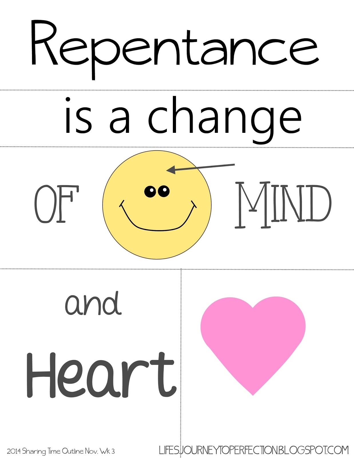 Life's Journey To Perfection: LDS Sharing Time November 2014 Week 3 ...