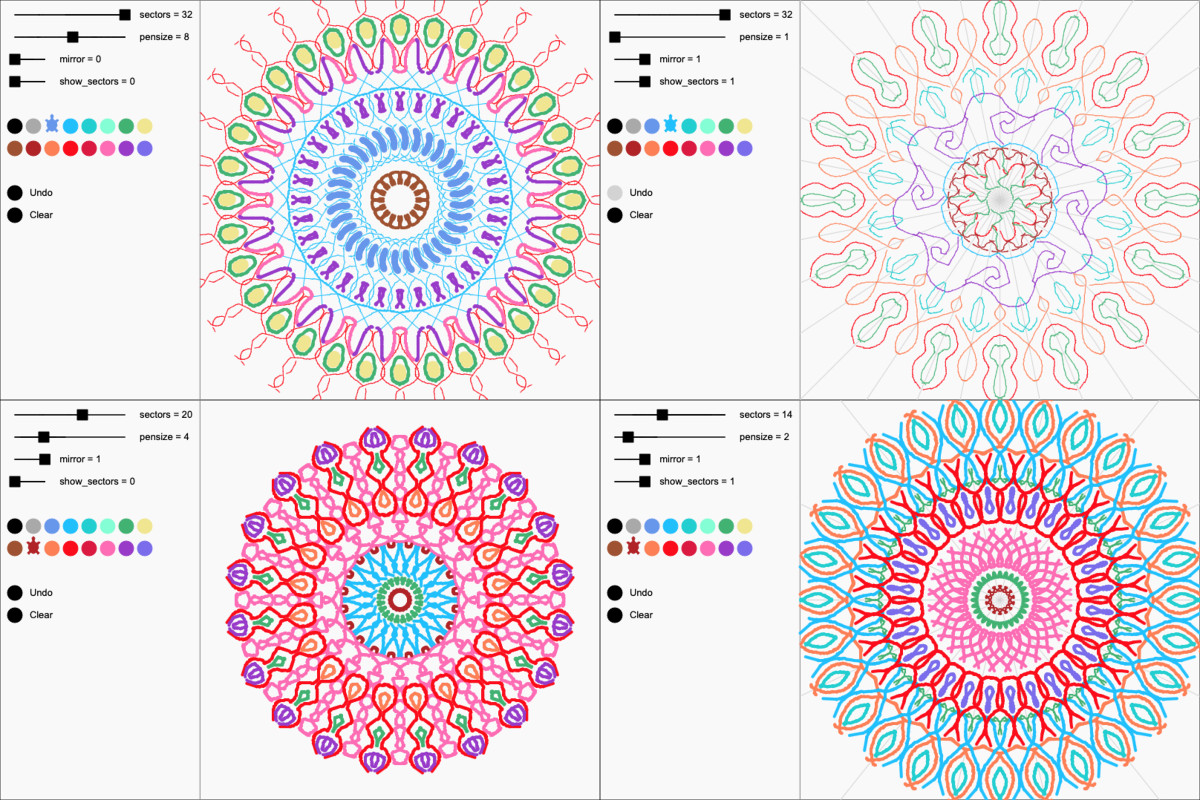 Interactive Mandalas