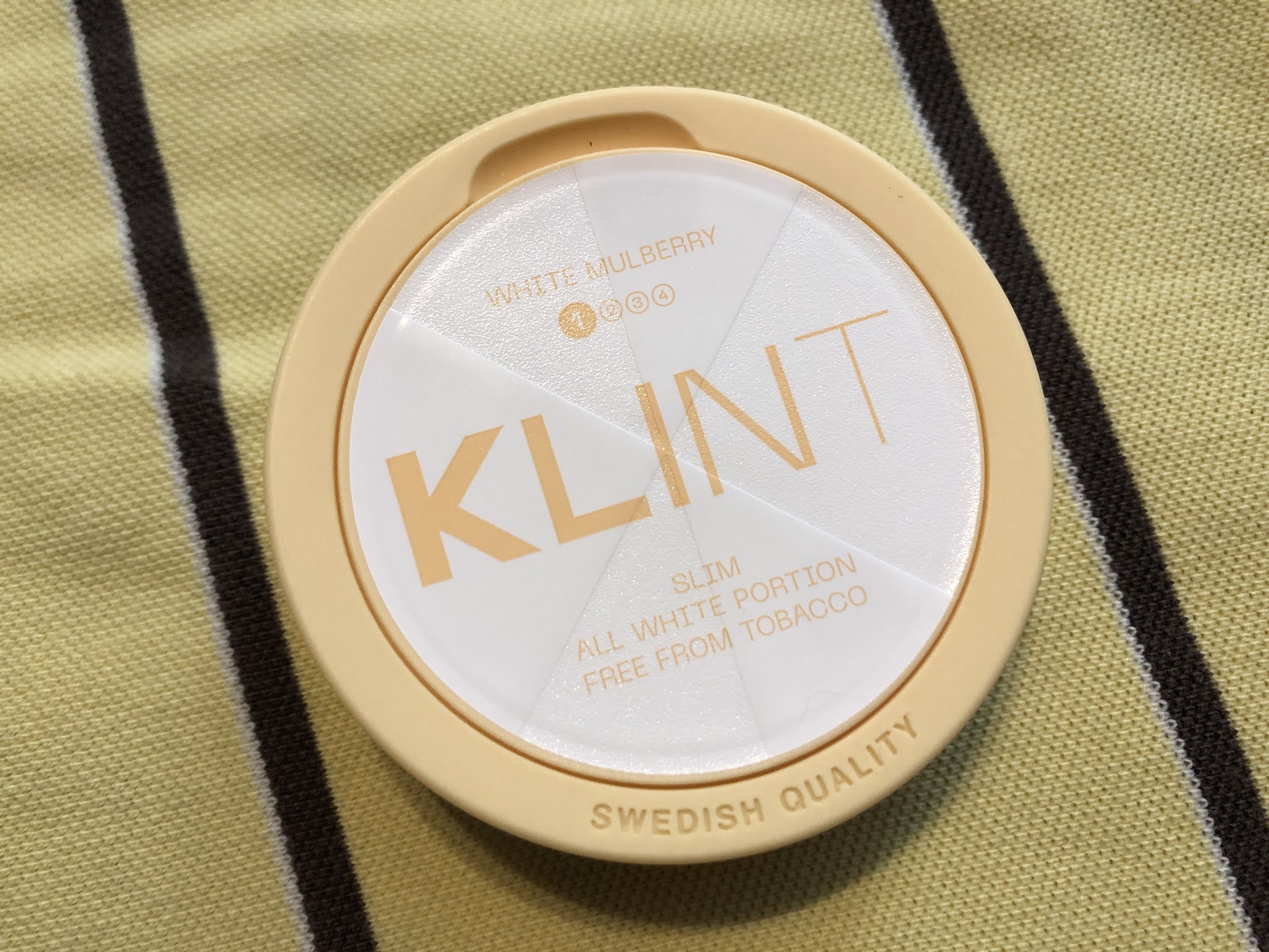 Klint Nicotine Pouches: White Mulberry - Review. 26 April 2021.
