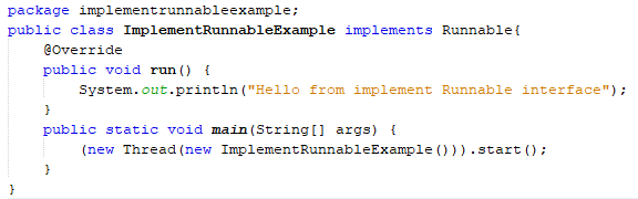 Multiple Thread using Thread class & Runnable Interface