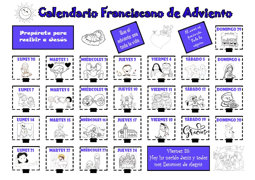 LA CATE DE LA ALEGRÍA: Actividades, Bienvenido Adviento🎄