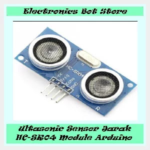 Menggunakan Module Sensor Ultrasonic HC SR04 Pengukur Jarak 2-400cm ...