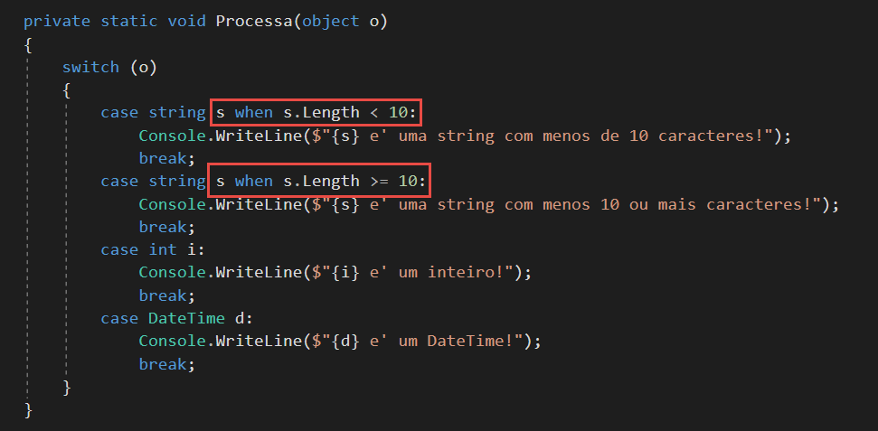Rodrigo Sendin: C# 7 - Pattern Matching