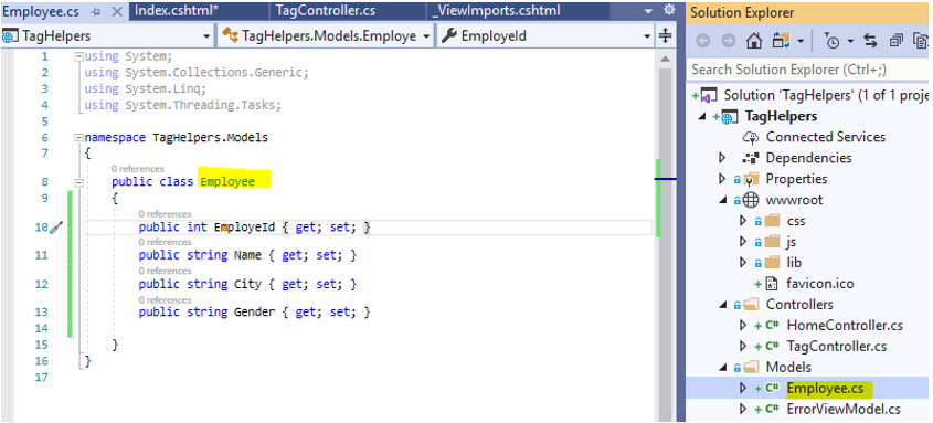 .Net Blog by Asif: Part 15 : Tag Helpers