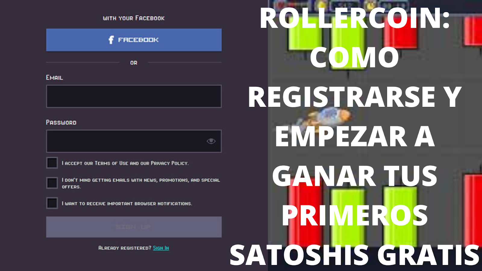 COMO REGISTRARTE EN ROLLERCOIN - Monetizartenlinea COMO REGISTRARTE EN ROLLERCOIN - Monetizartenlinea