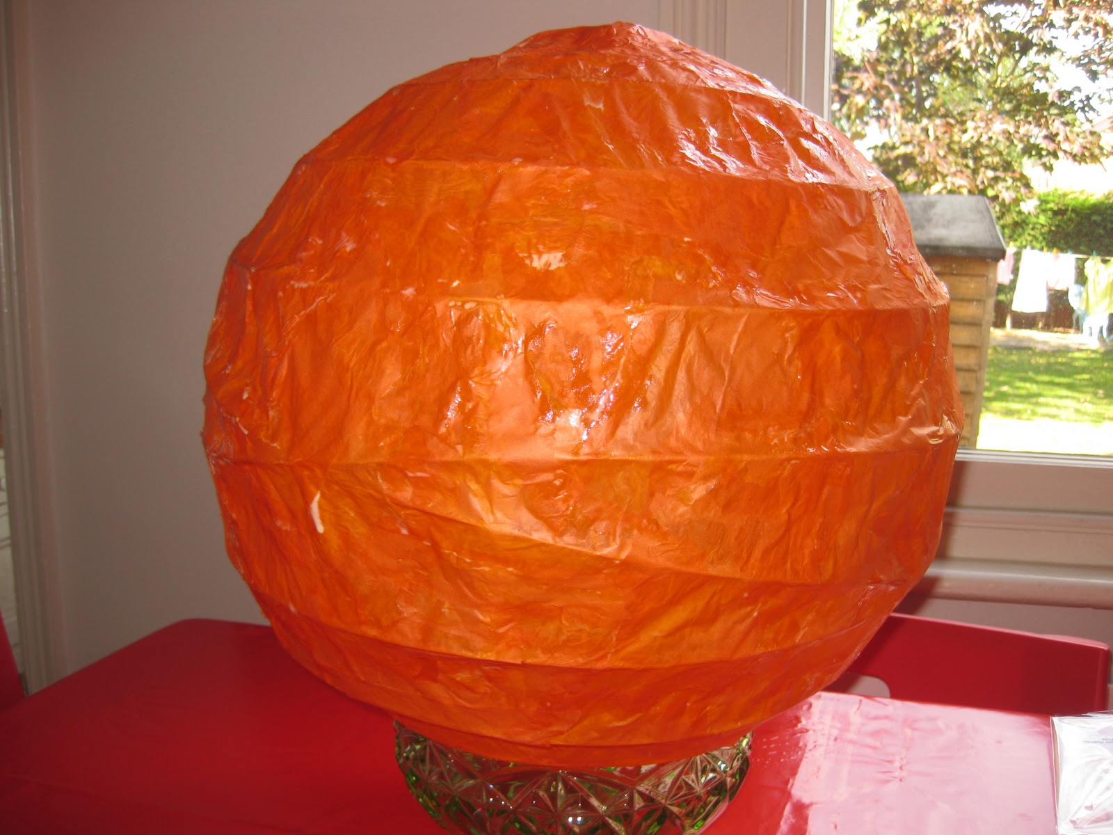 Me and my shadow: Halloween Paper Lantern Pumpkins
