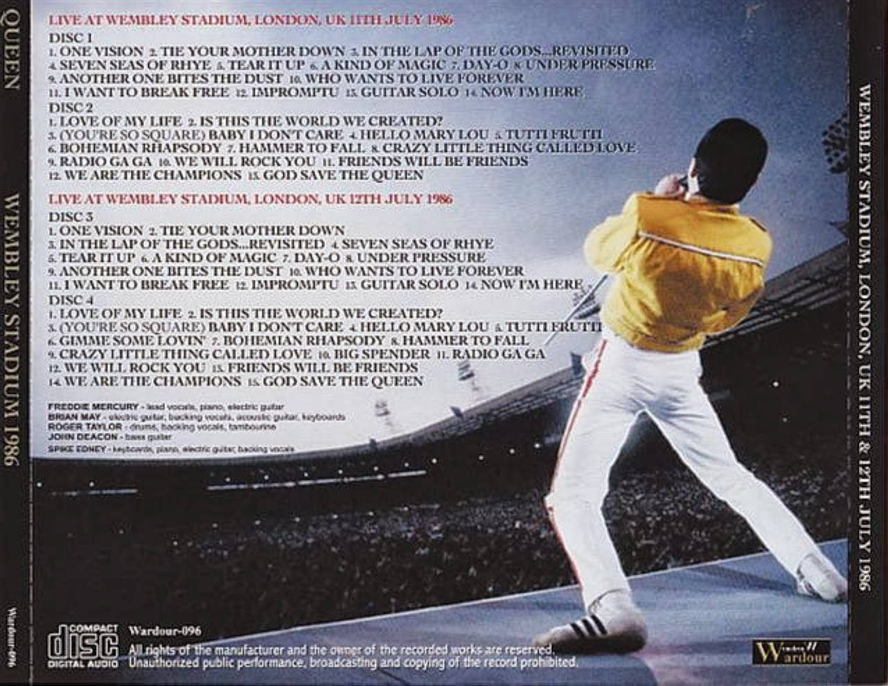Queen - Wembley Stadium 1986