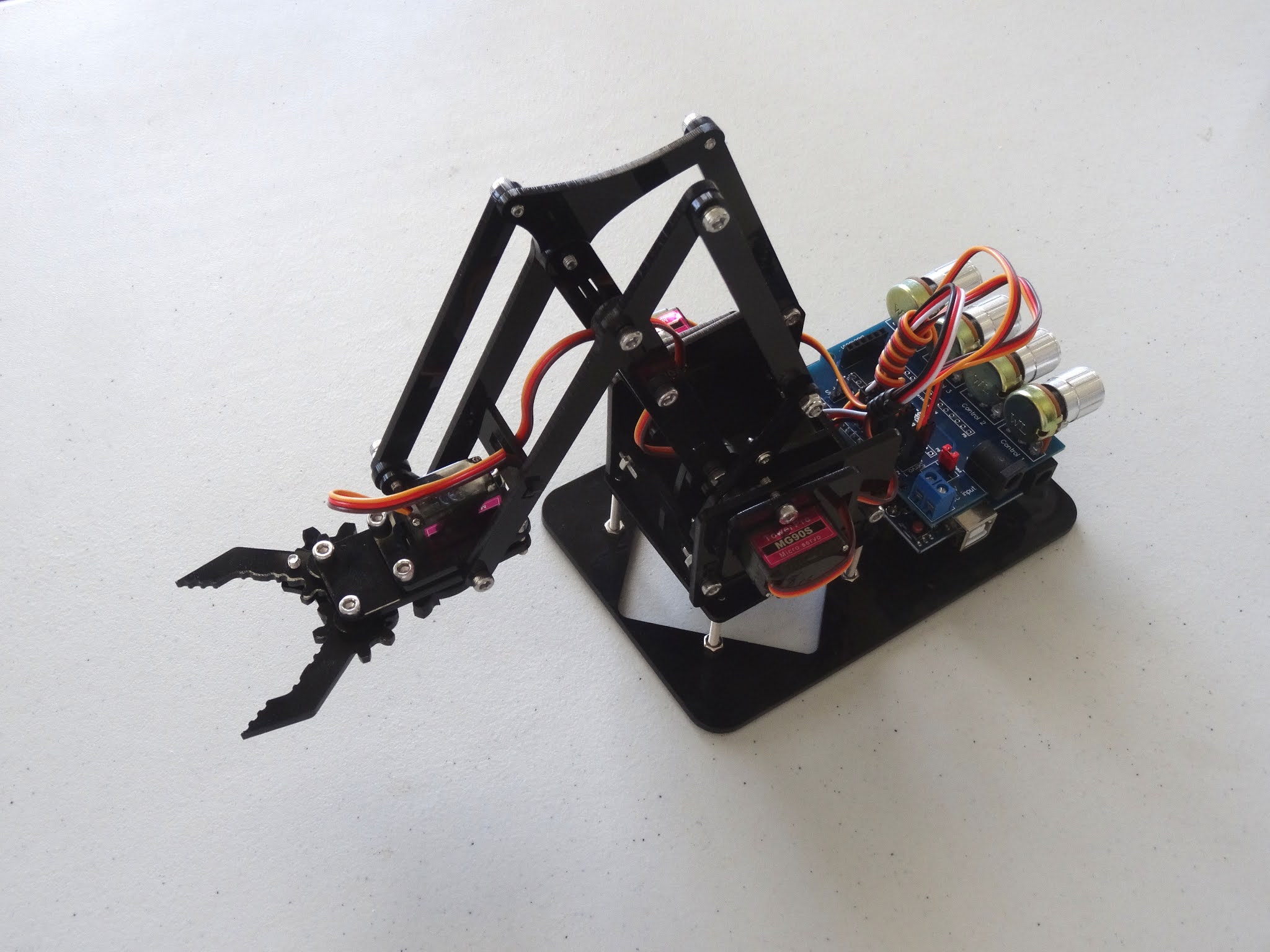 Mitov Software: Assemble SNARM500/SNAM1900 4DOF Arduino Robot ...