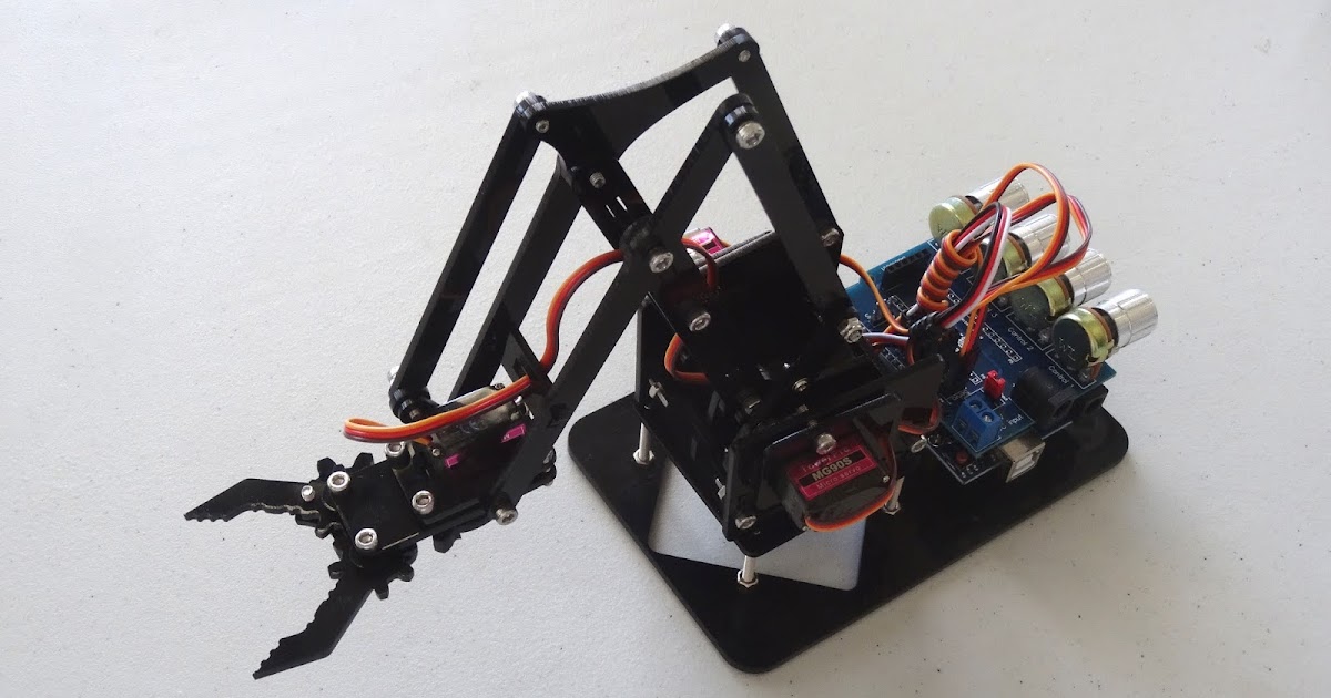 Mitov Software: Assemble SNARM500/SNAM1900 4DOF Arduino Robot ...