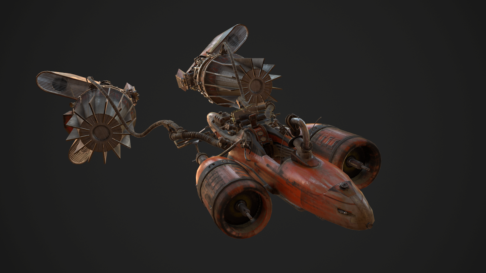BenKeelingArt: New Pod Racer Renders and some rocks