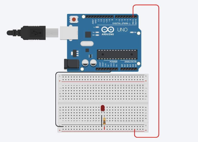 Blinking Led use Arduino - MINA TECHNOLOGY