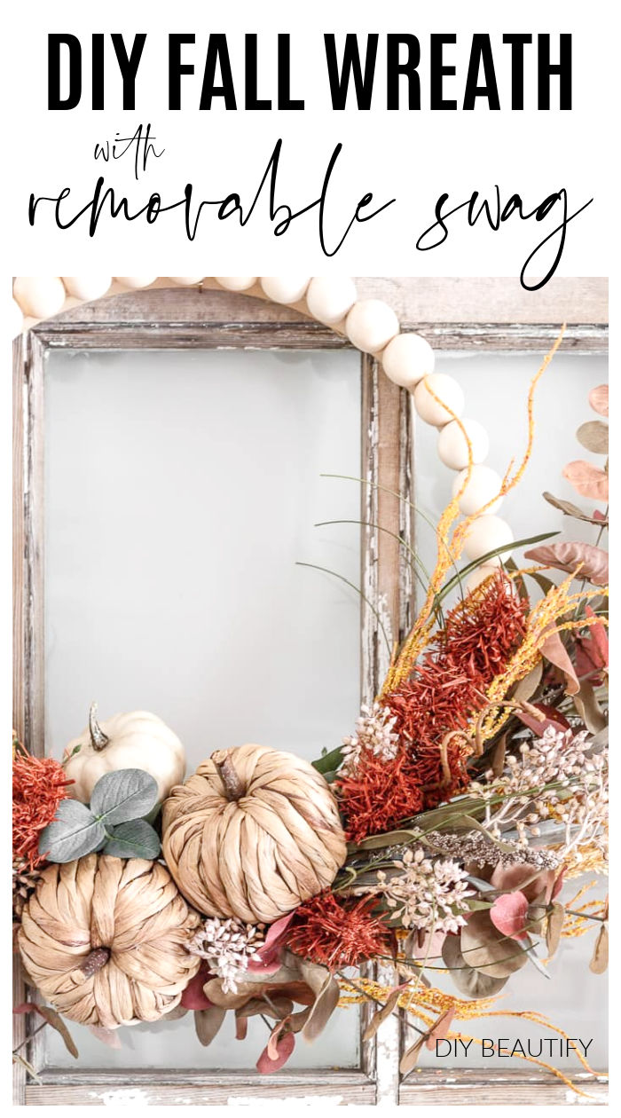 How to Make a Beaded Fall Wreath - DIY Beautify - Creating Beauty at Home