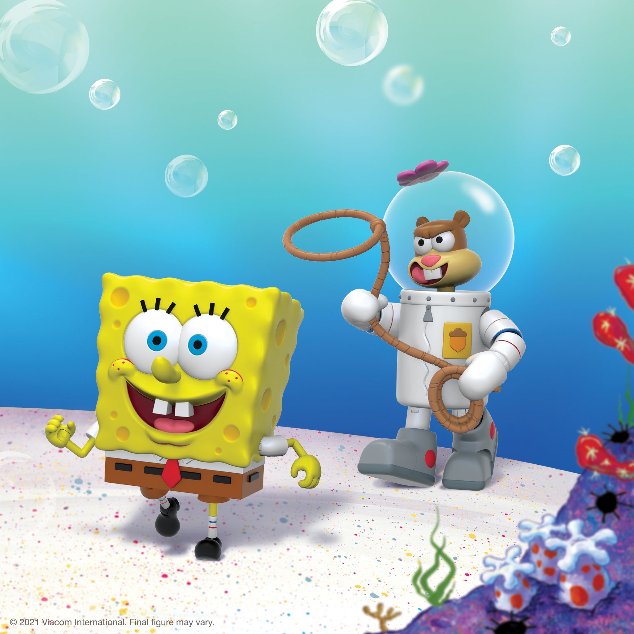 Spongebob Squarepants And Sandy Cheeks
