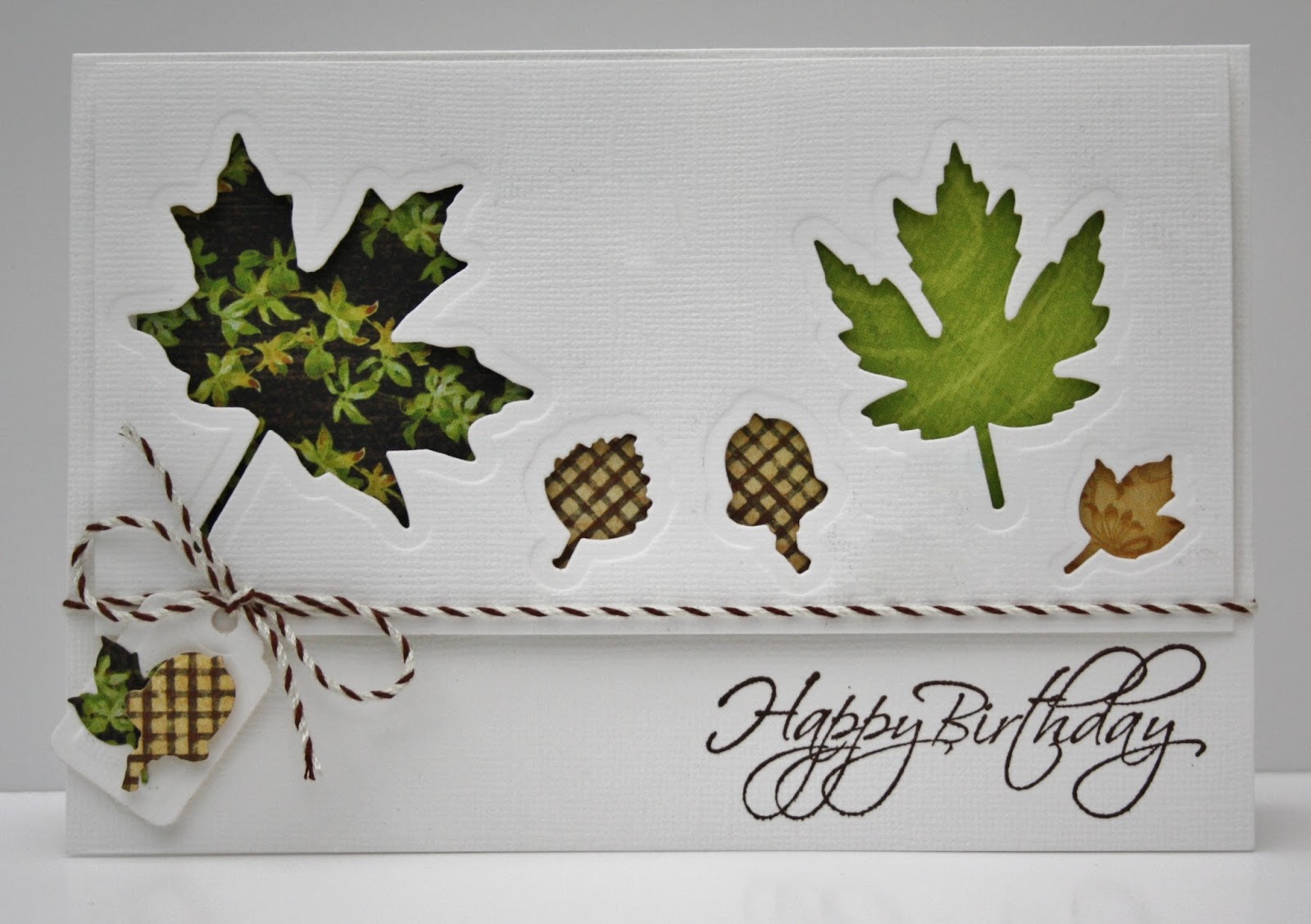 Happy Fall Birthday Card Template