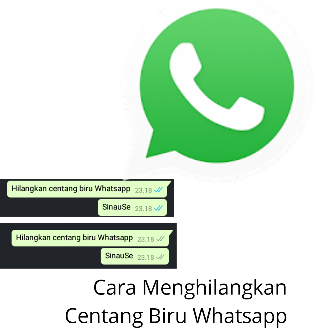 Cara Mudah Hilangkan Centang Biru di WA - SINAUSE.ID