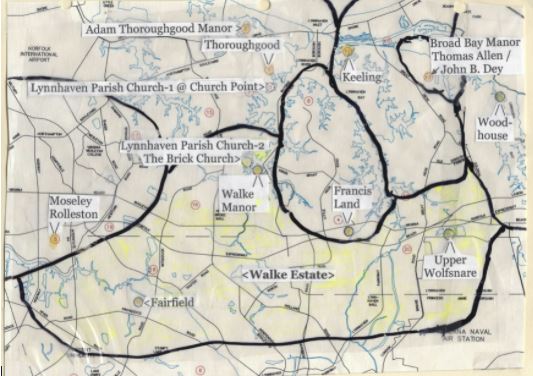 Old Donation Church: Old Homes