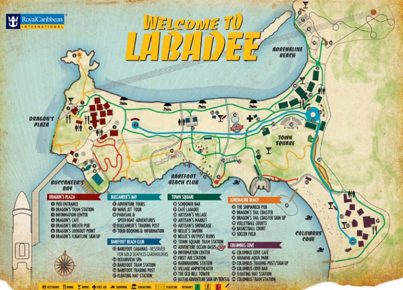 Tour 15, 2013: Llegando a Labadee