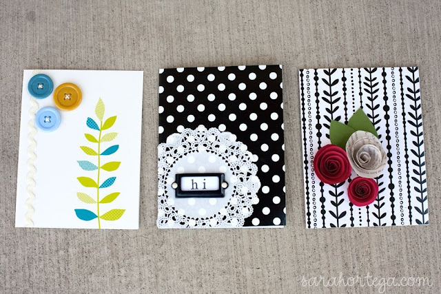 homemade cards (the quick and easy version)