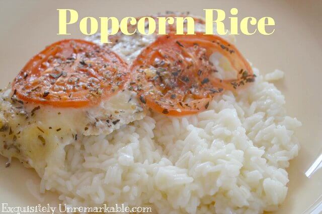 Popcorn Rice Recipe - Exquisitely Unremarkable