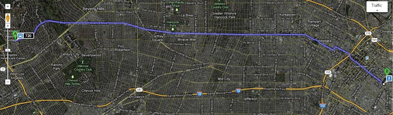 Traveling Through Los Angeles: Week Eight • Go Metro! Bus 720