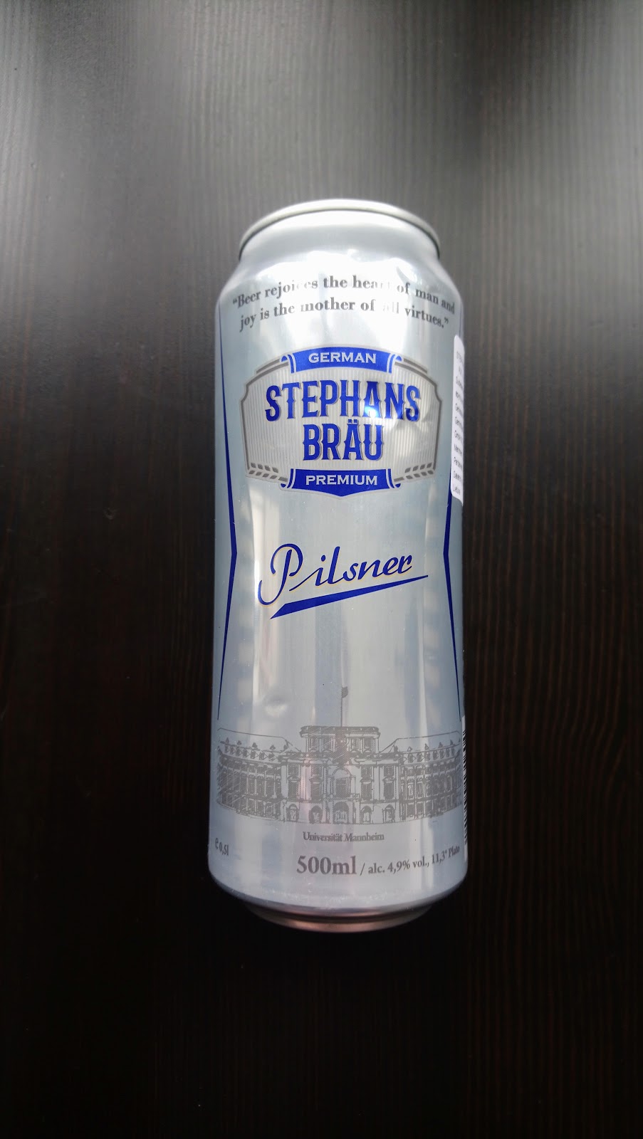 Collection of beer cans: Stephans Bräu - Pilsner