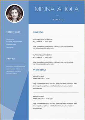 Ura- ja opiskeluvalmiudet: CV eli ansioluettelo
