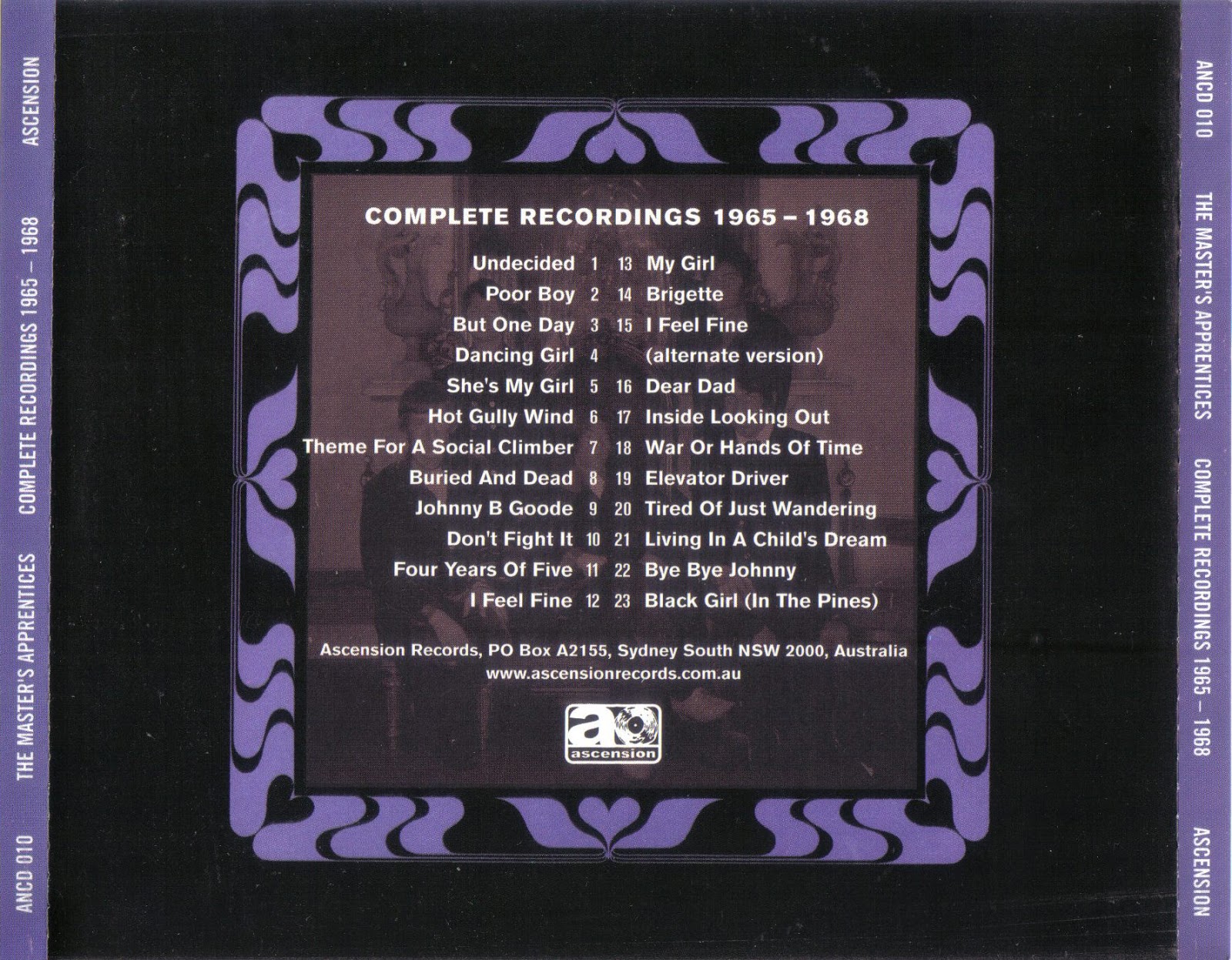 The Aussie Music Blog: The Masters Apprentices..Complete Recordings ...