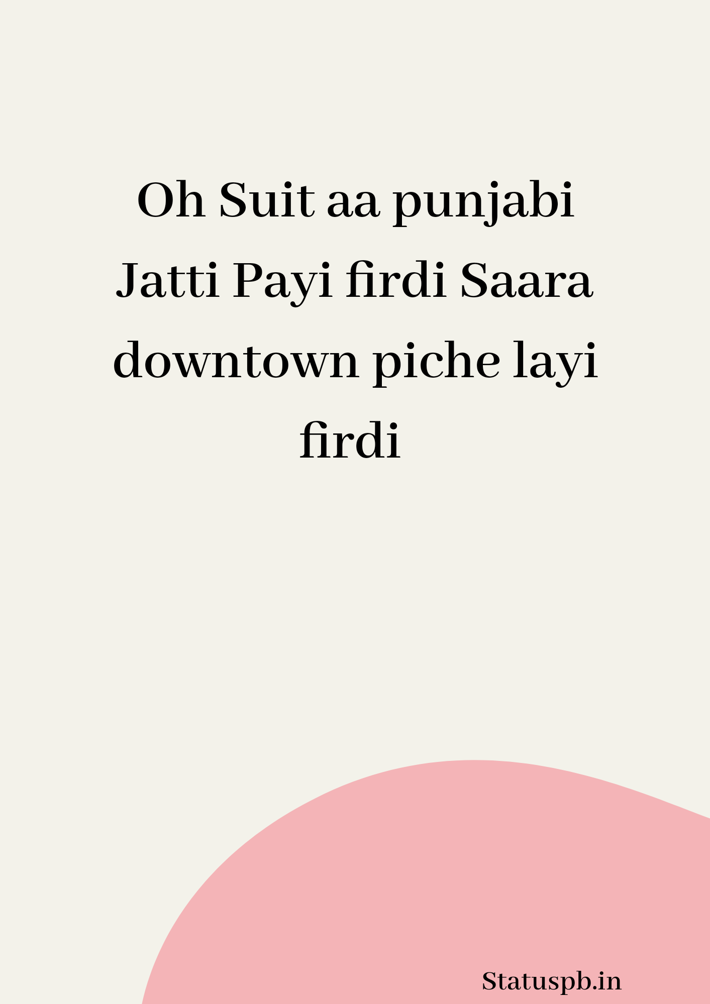 Punjaban Jatti Quotes