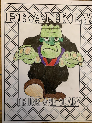 Say Boo to Drugs Coloring and Poster Contest Winners