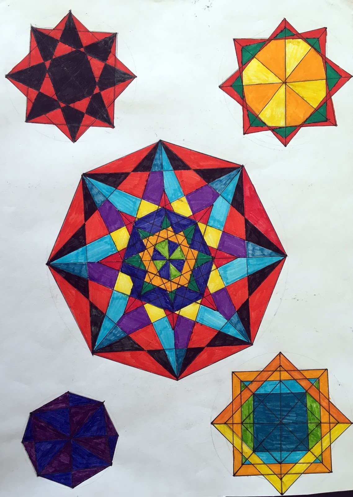 COMPOSICIONES GEOMÉTRICAS POLÍGONOS