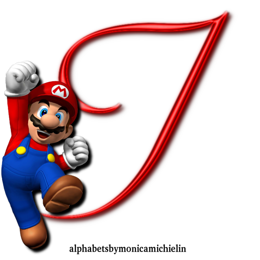 M. Michielin Alphabets: RED SUPERMARIO BROS ALPHABET PNG, #supermario ...
