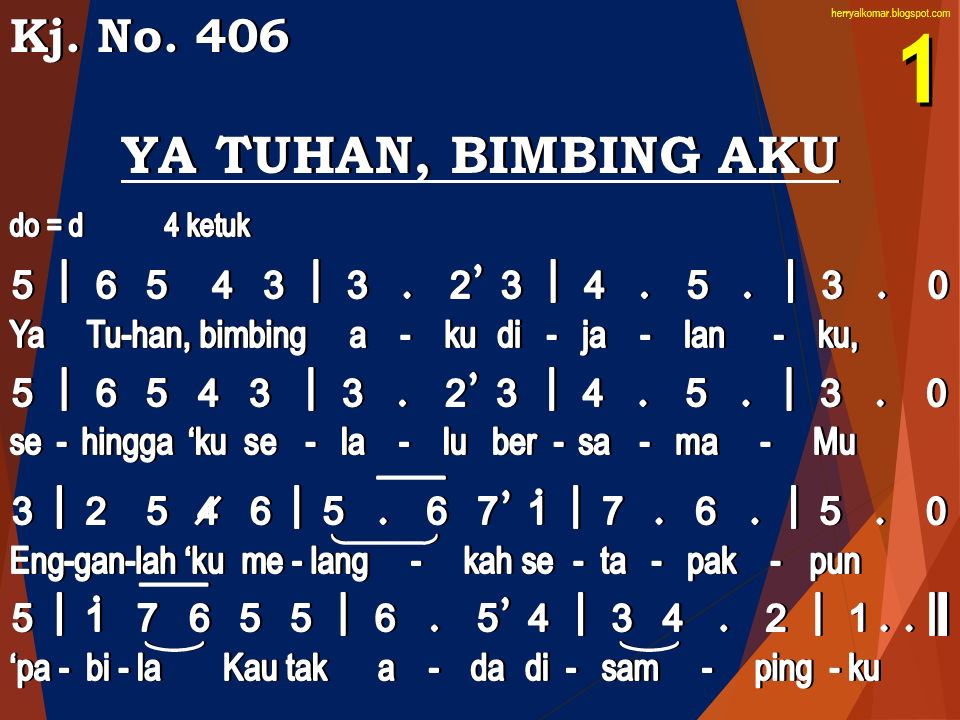 TouRoeroekan: Kidung Jemaat No. 406