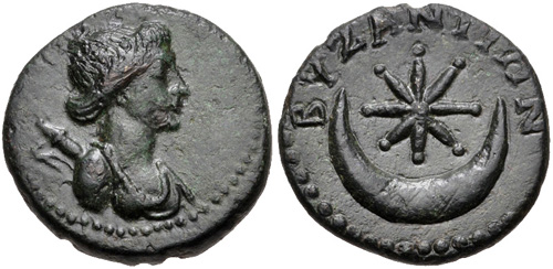 Greek Asia: THE STAR AND CRESCENT ON ANCIENT GREEK COINS