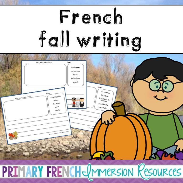 French fall resources - Primary French Immersion Resources