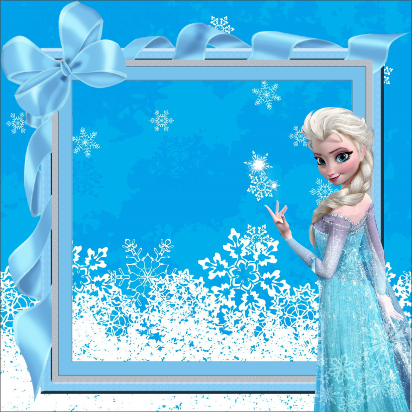 Marco Gratis para foto Frozen