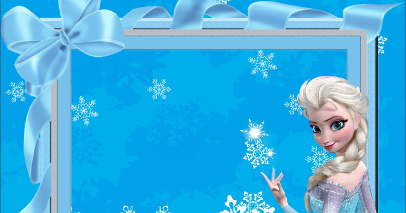 Marco Gratis para foto Frozen