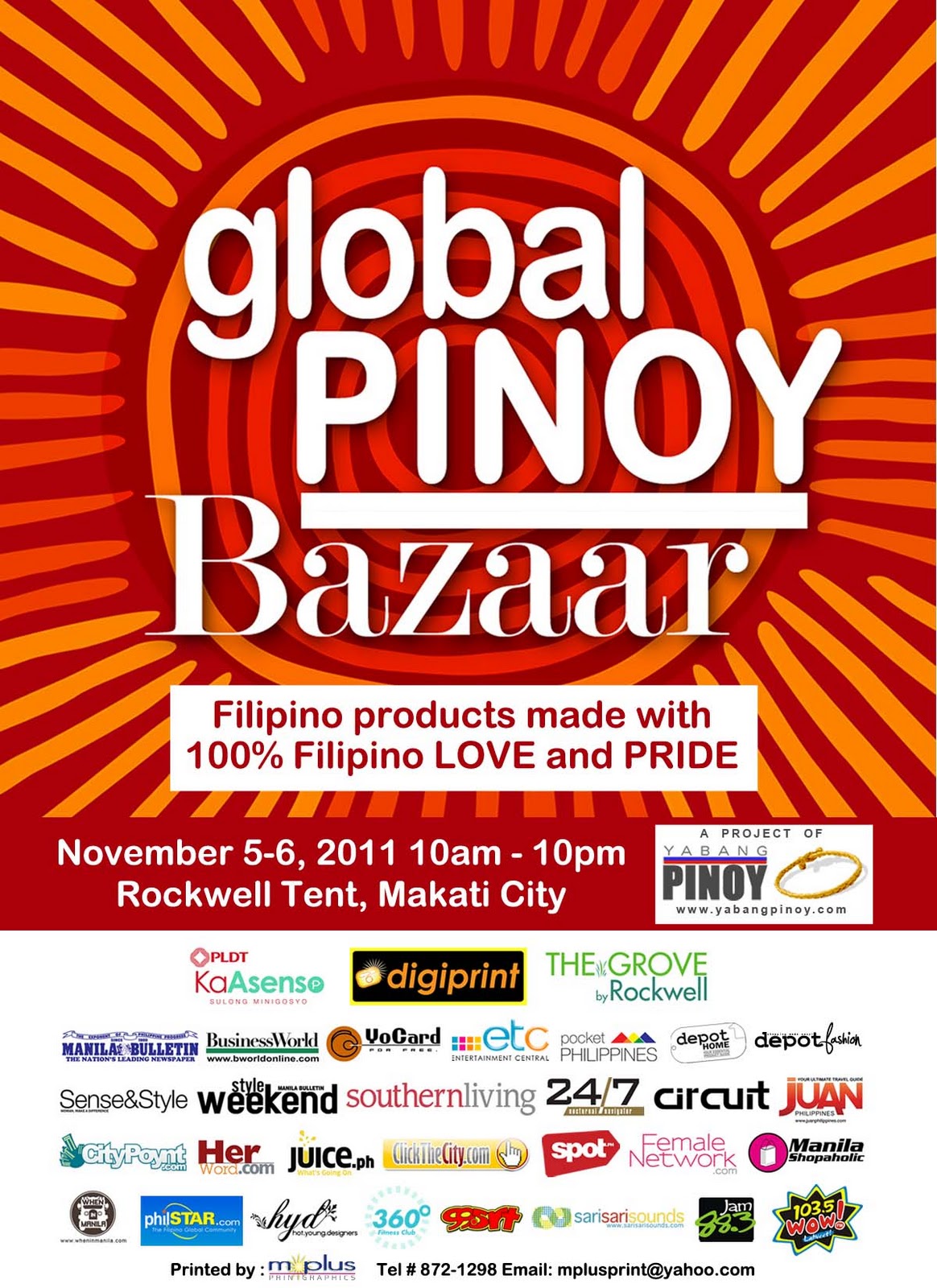 Gifts and Graces Fair Trade Foundation: G&G will be at the Yabang Pinoy ...