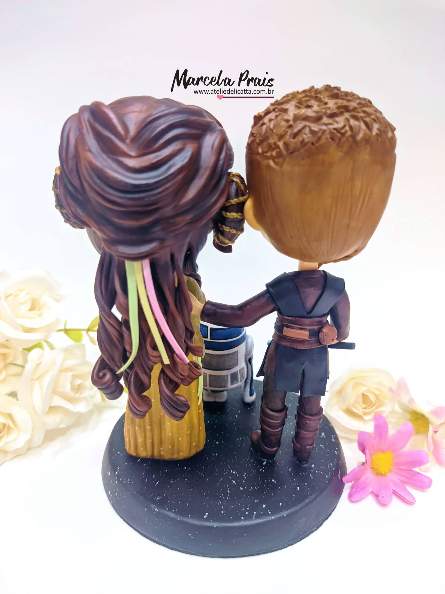 Casal chibi star wars - Anakin e Padmé