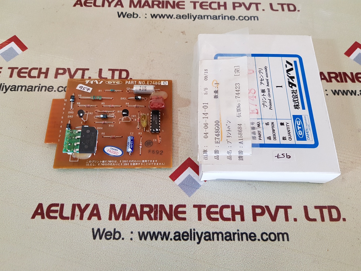 DAIHEN OTC E748G PRINTED CIRCUIT BOARD - Aeliya Marine