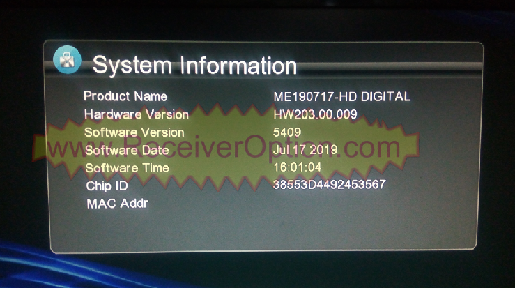 GX6605S HW203.00.009 TEN SPORTS SOFTWARE NEW UPDATE - How To Enter Biss ...