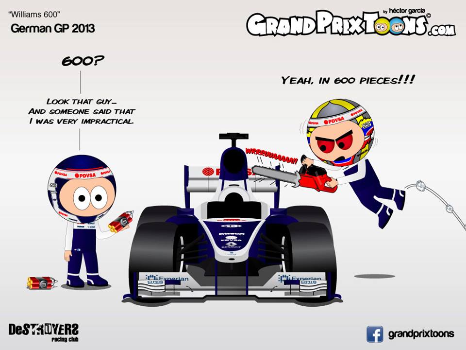 Continental Circus: Formula 1 em Cartoons: os 600 GP's da Williams (GP ...