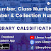 Call Number, Class Number, Book Number & Collection Number in Library ...